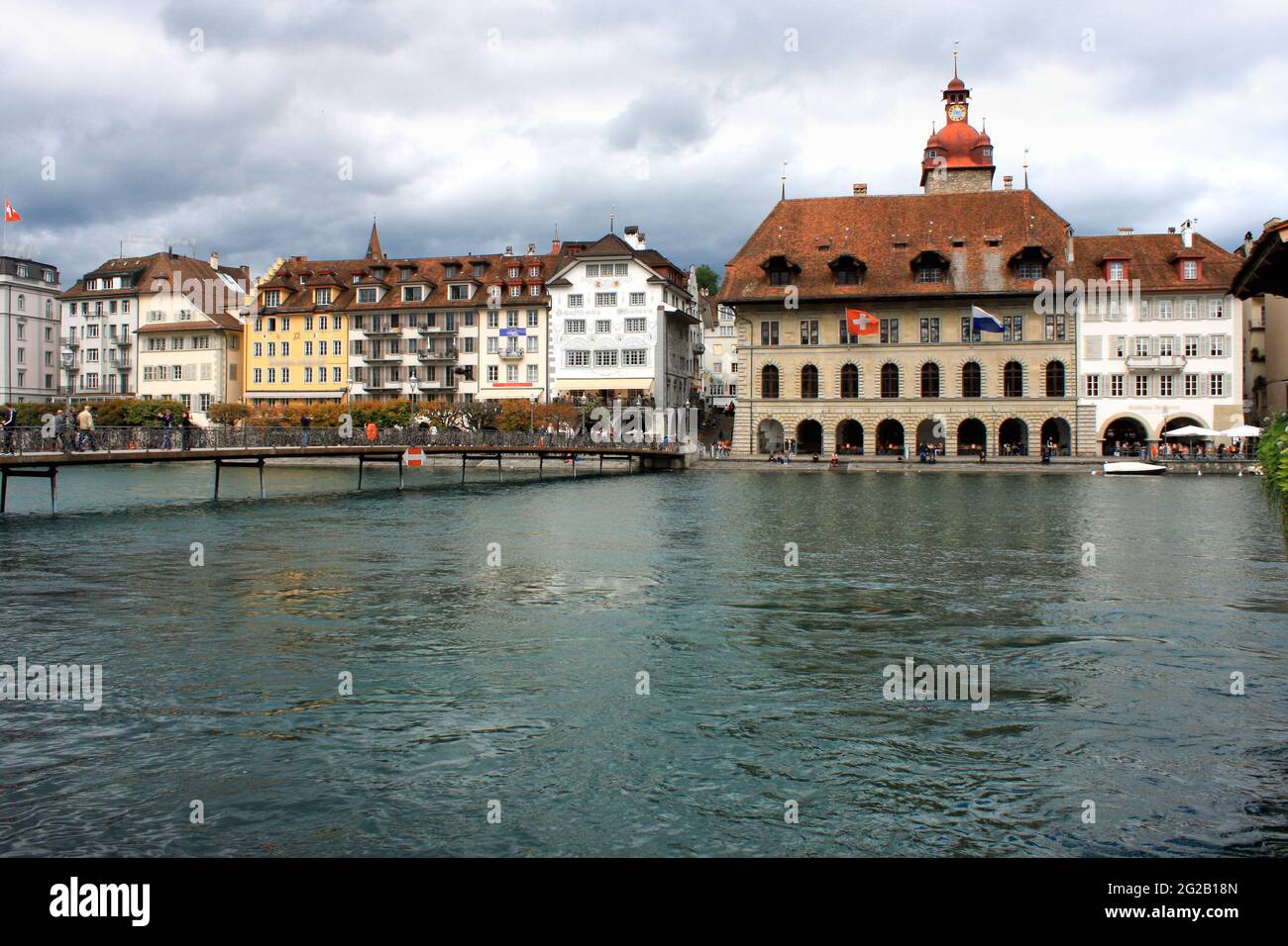 Historic city center of Lucerne, Canton of Lucerne, Switzerland Stock ...