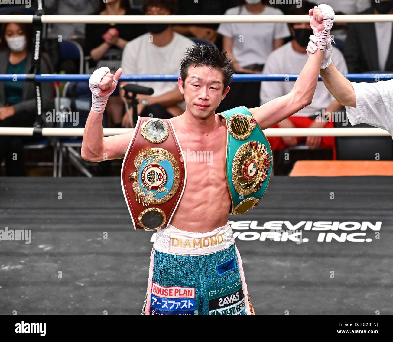Tokyo, Japan. 21st May, 2021. Satoshi Shimizu won the WBO Asia Pacific ...