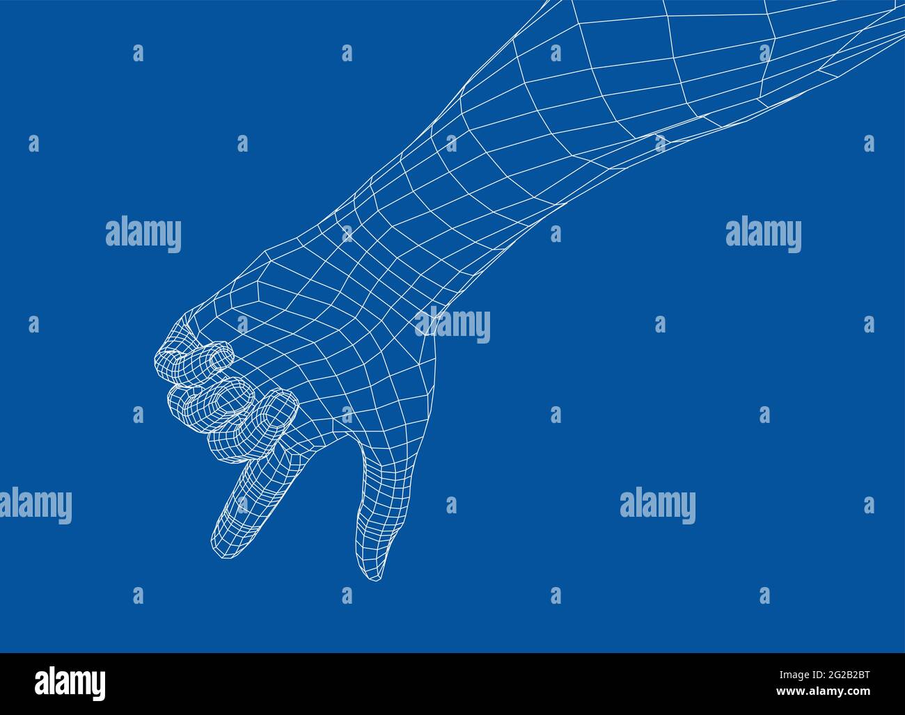 Human hand point with finger. Vector Stock Vector Image & Art - Alamy