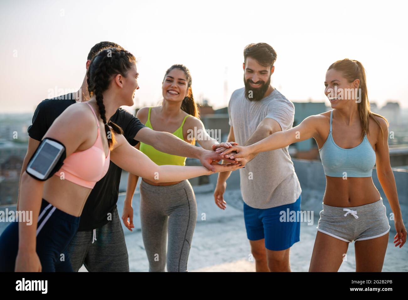 Fitness sport training people success and lifestyle concept Stock Photo ...