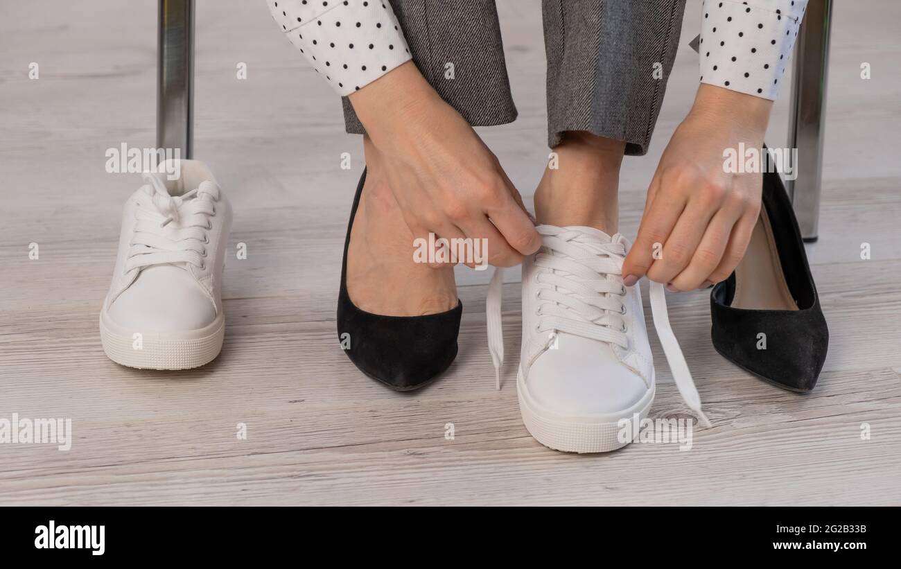Takes off his shoes hi-res stock photography and images - Alamy