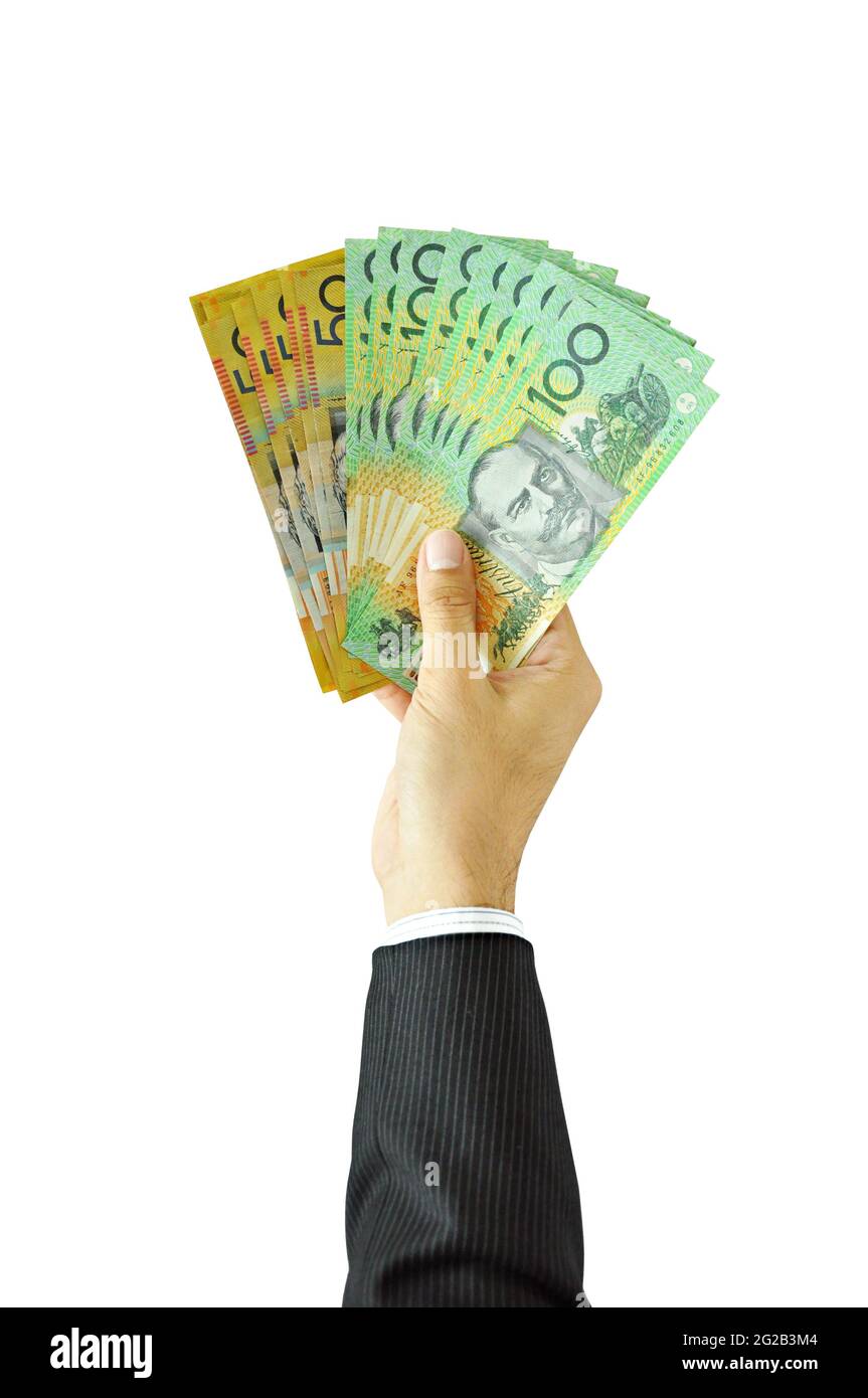 Australian money fan hi-res stock photography and images - Alamy