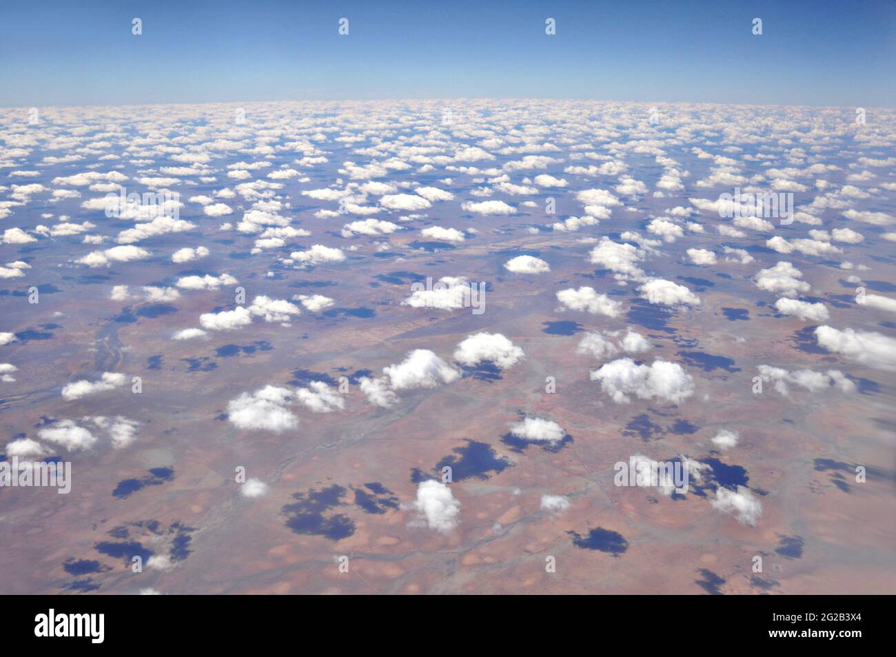 Aerial view of the earth and cloud Stock Photo - Alamy