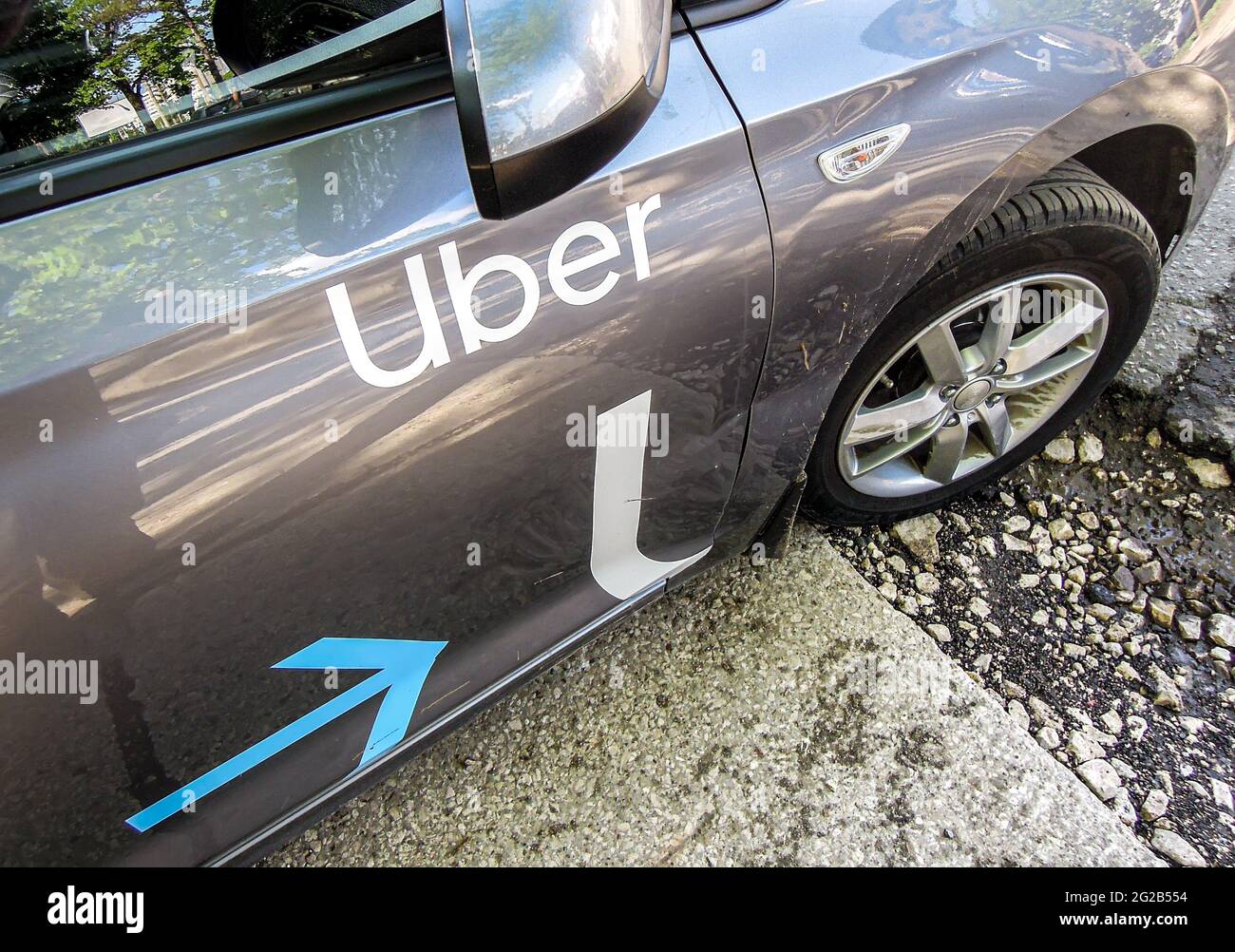 Uber Car Parked High Resolution Stock Photography and Images - Alamy