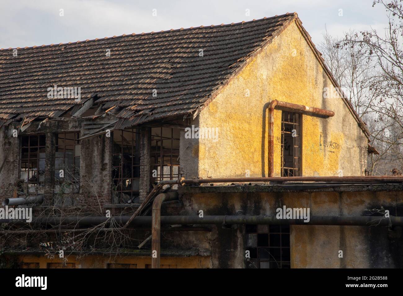 Old factories and industrial archeology Stock Photo - Alamy