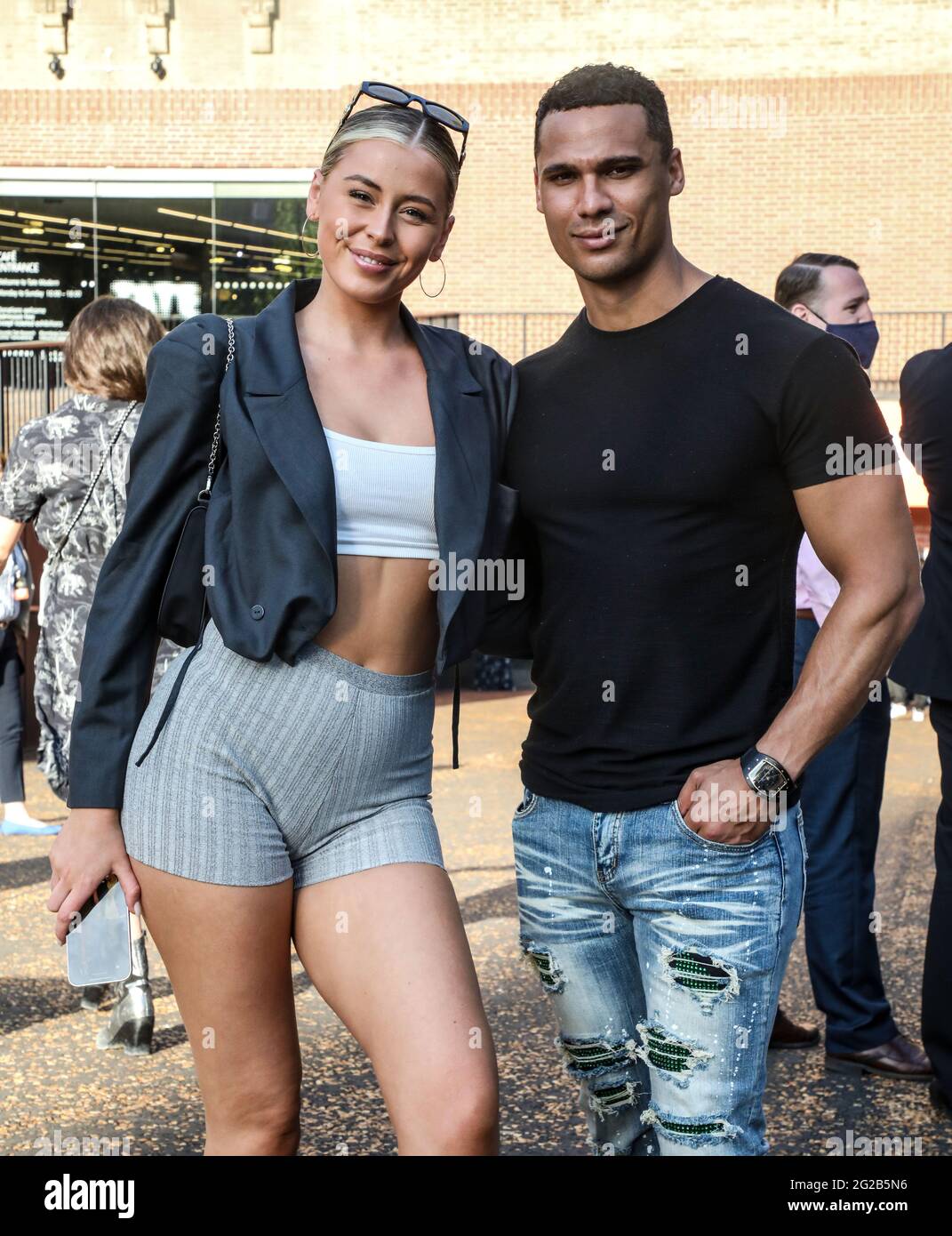Sian Owen and Rykard Jenkins, Preview screening of Marvel Studios Loki ...