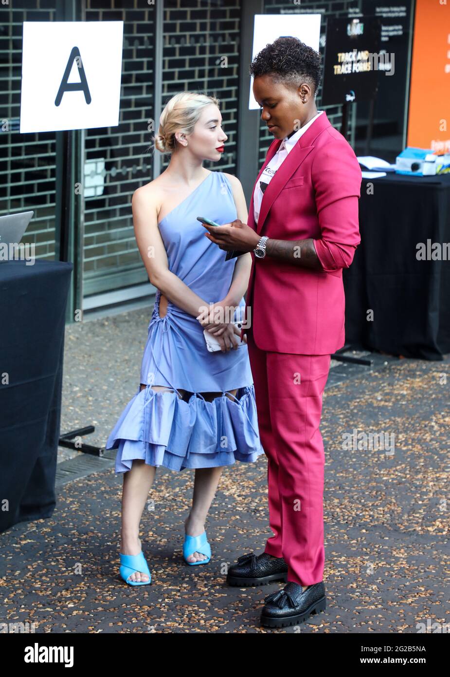 Nicola Adams and Ella Baig, Preview screening of Marvel Studios Loki ...