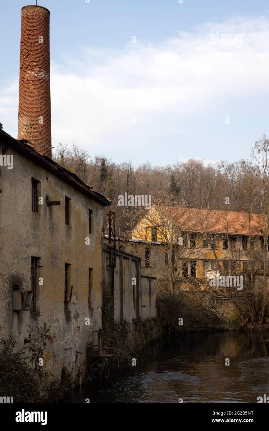 Old factories and industrial archeology Stock Photo - Alamy