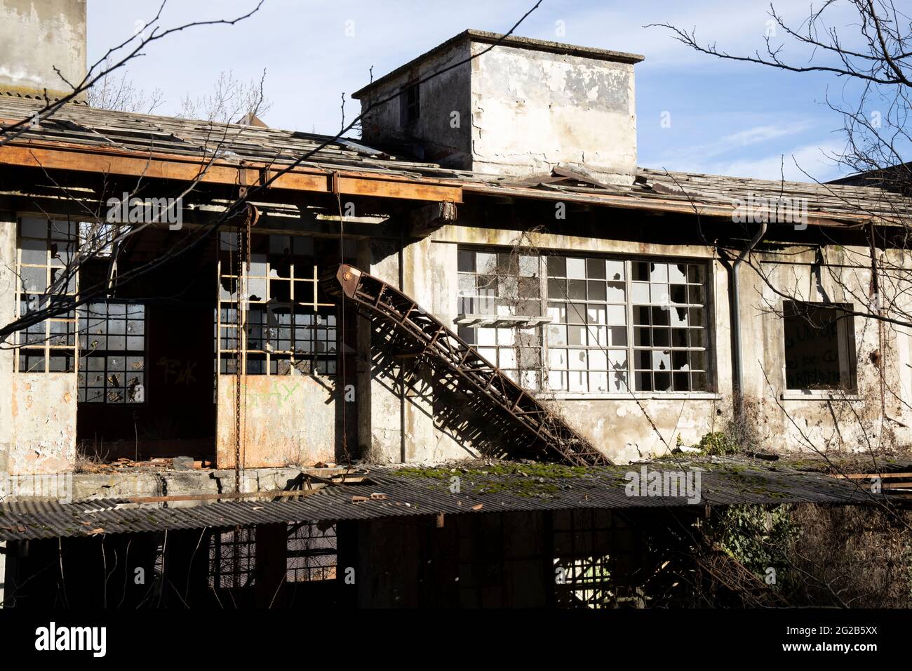 Old factories and industrial archeology Stock Photo - Alamy
