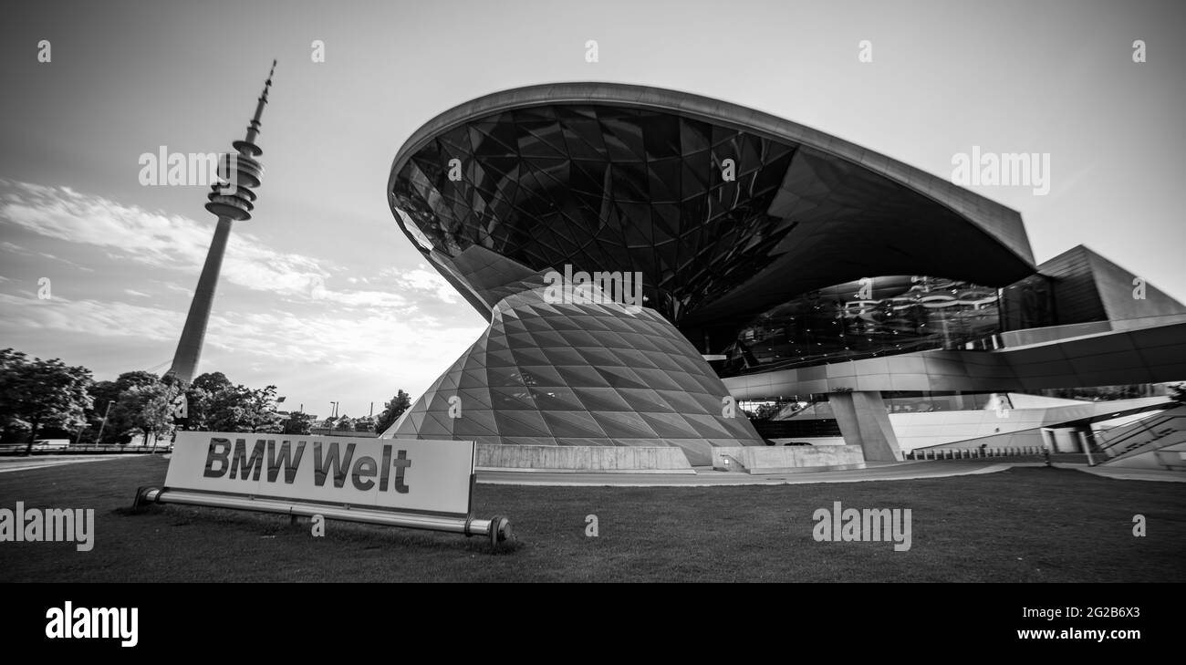 BMW World in Munich - MUNICH, GERMANY - JUNE 03, 2021 Stock Photo - Alamy