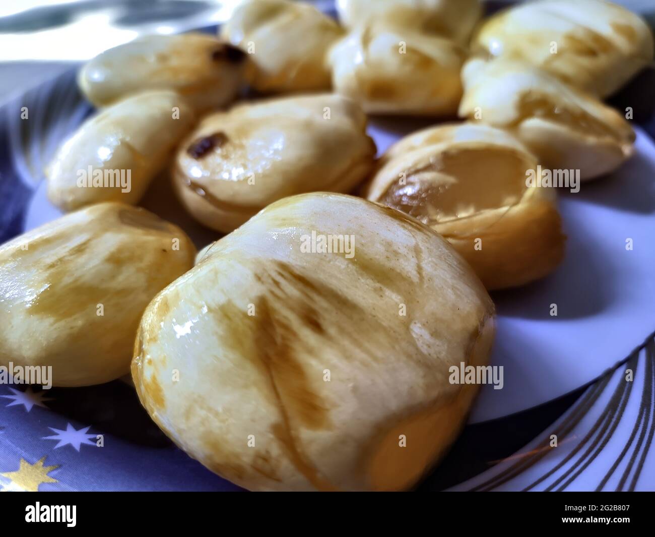 Fruits of borassus flabellifer commonly known as palmyra palm, wine ...