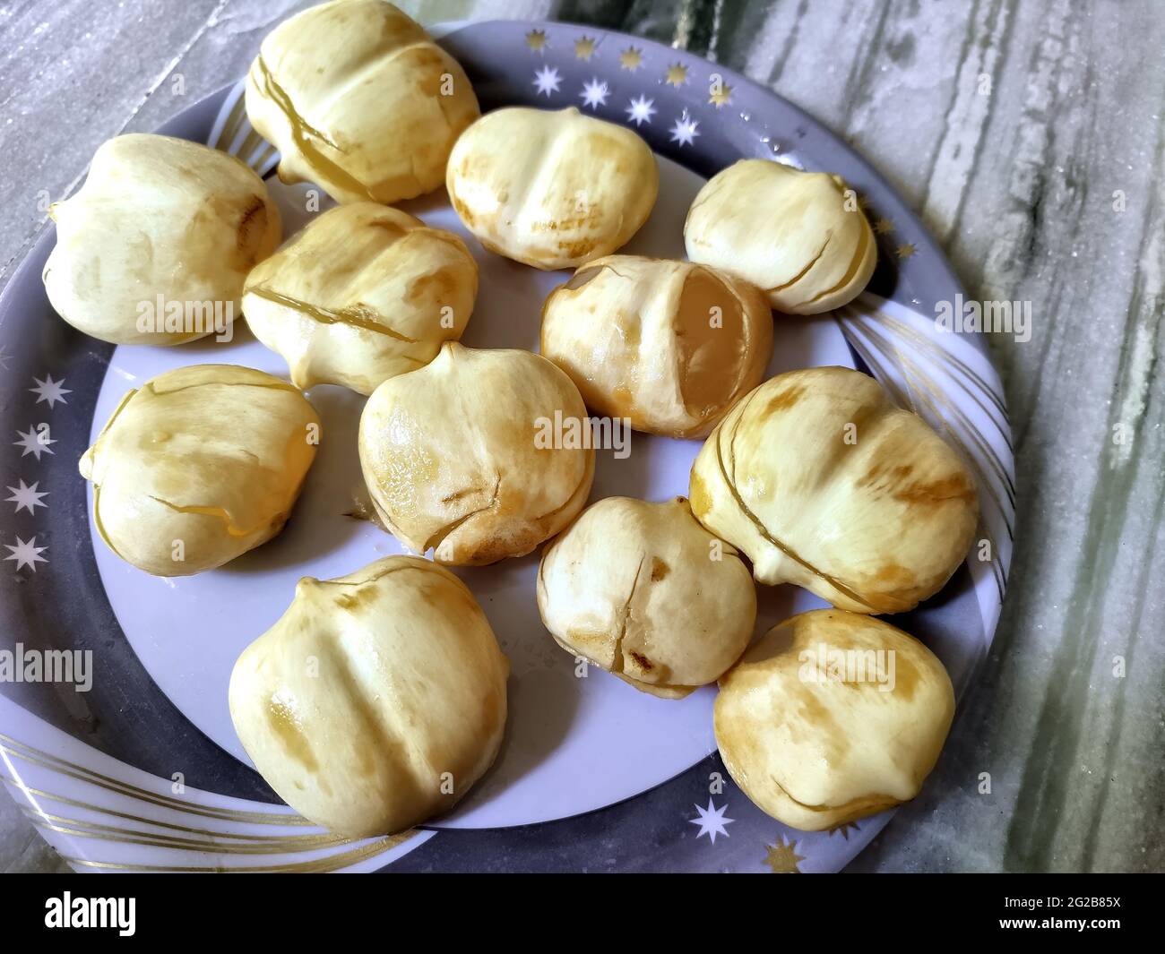 Fruits of borassus flabellifer commonly known as palmyra palm, wine ...