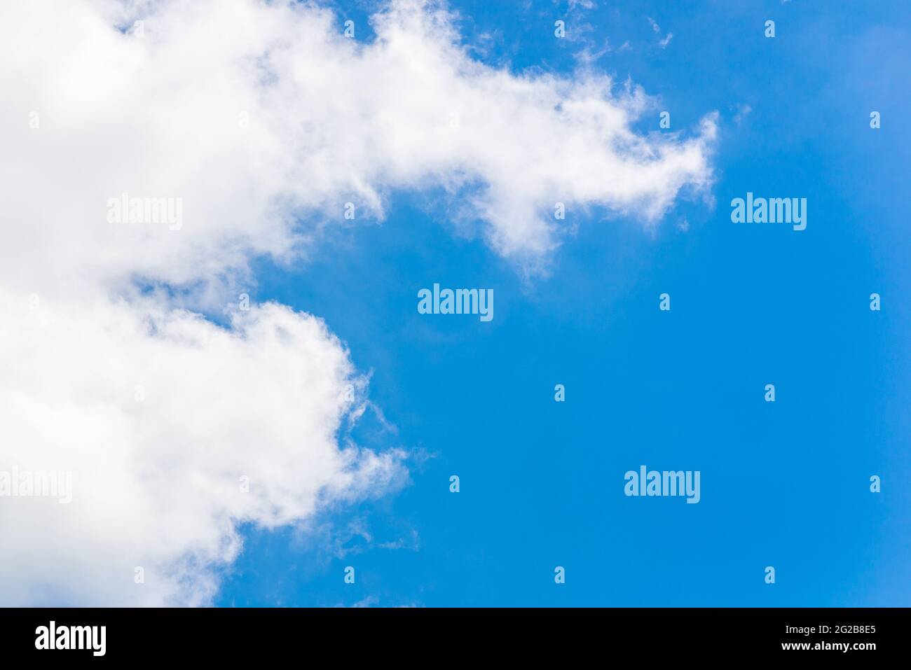 beautiful sparse clouds in the blue sky.Cloudscape. Blue sky and white ...