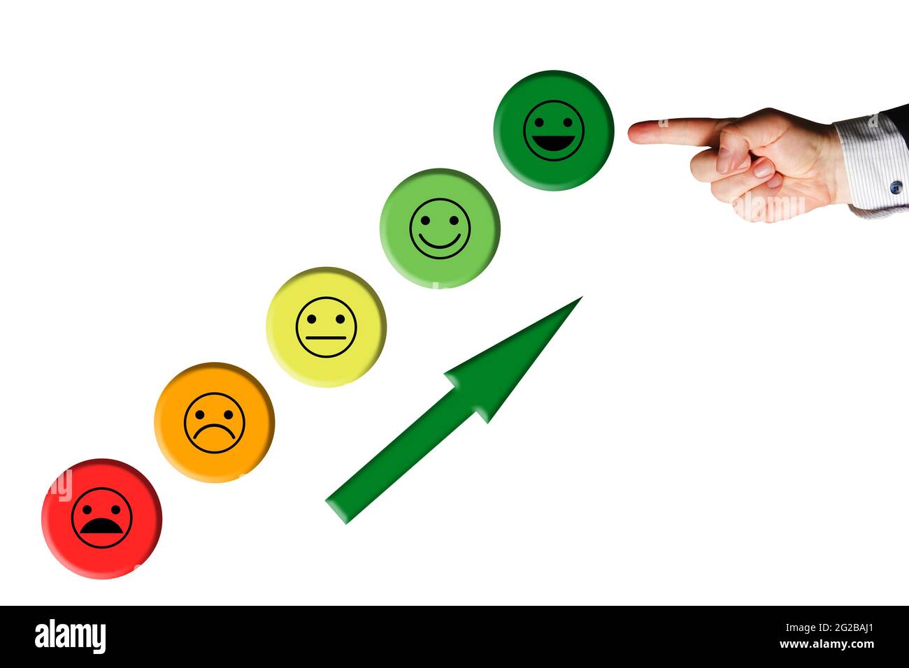 Picture illustrating achievemnt of objectives and customer satisfaction ...