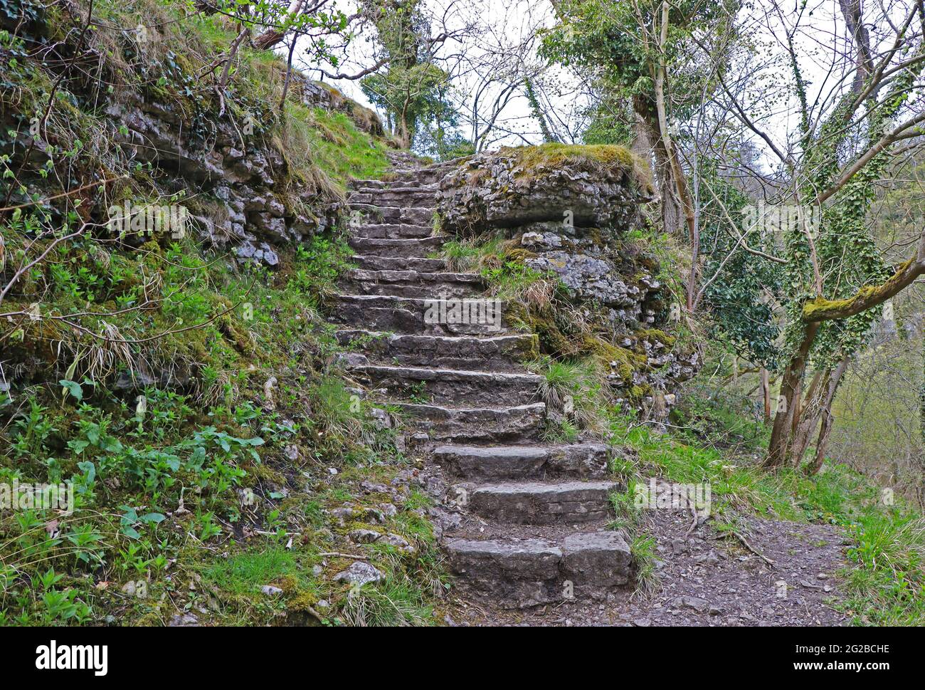 Water Cum Jolly-Old stone steps Stock Photo - Alamy