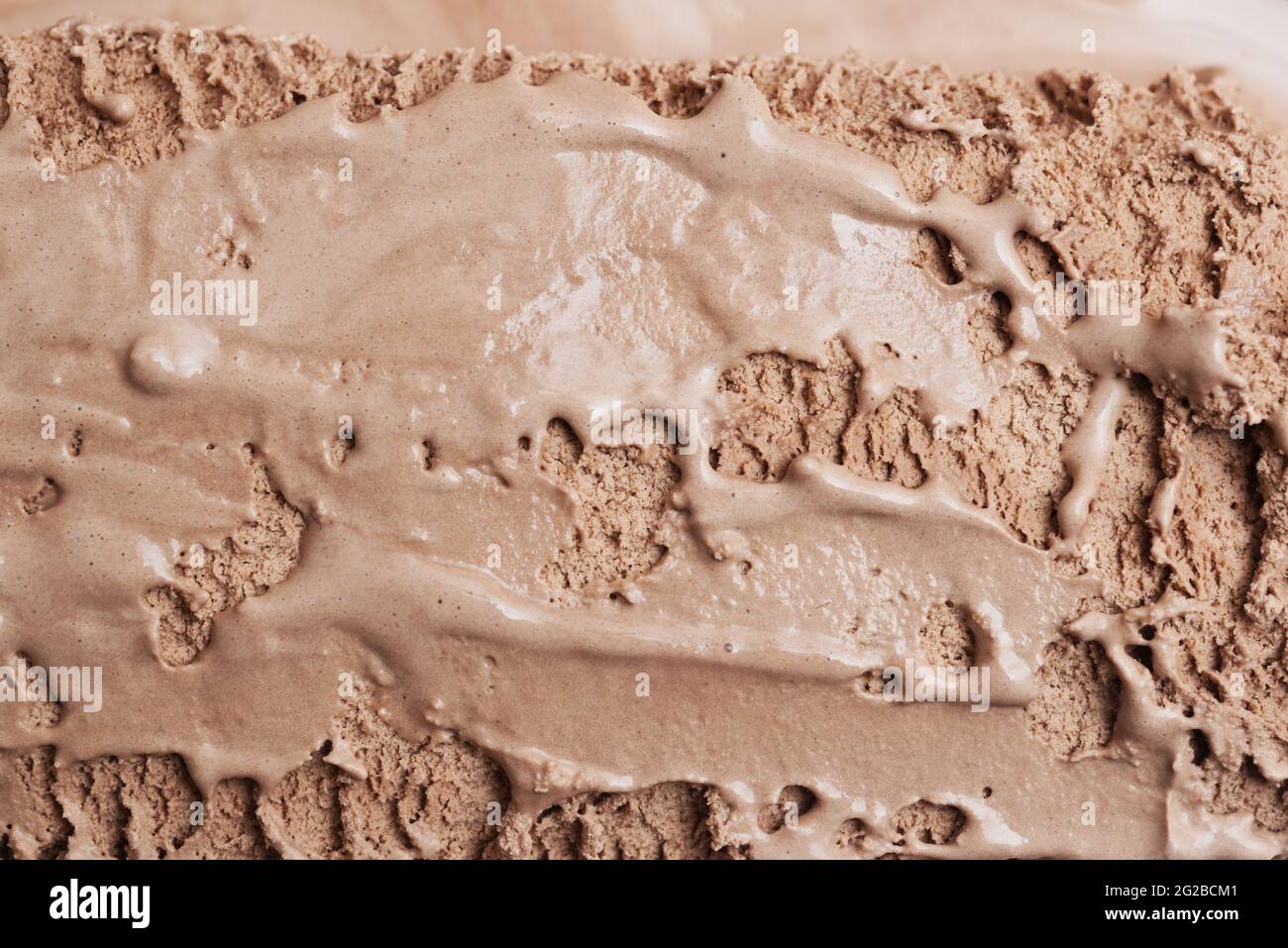 Chocolate ice cream background Stock Photo - Alamy