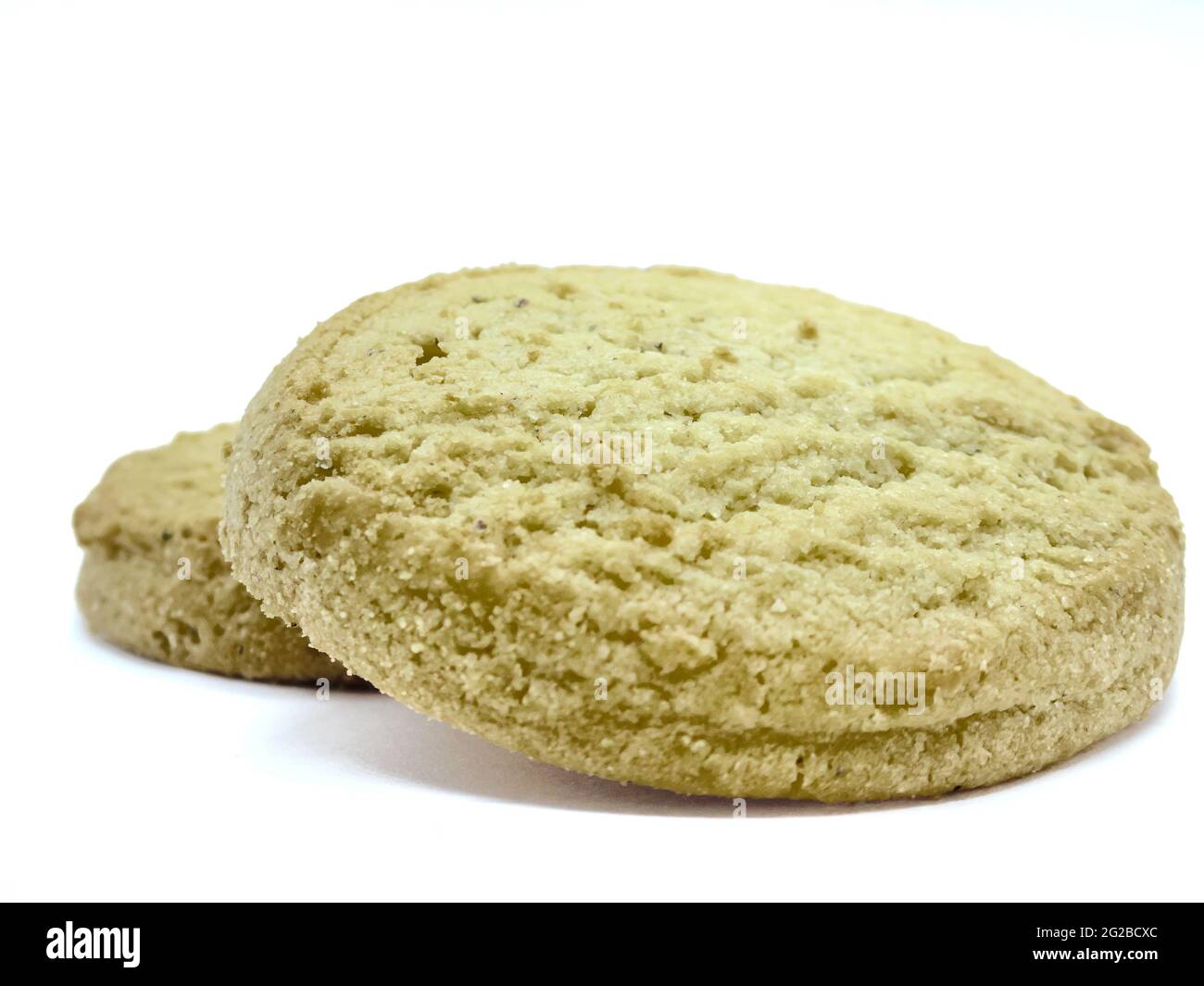 cookies lemon myrtle shortbread on the white background Stock Photo - Alamy