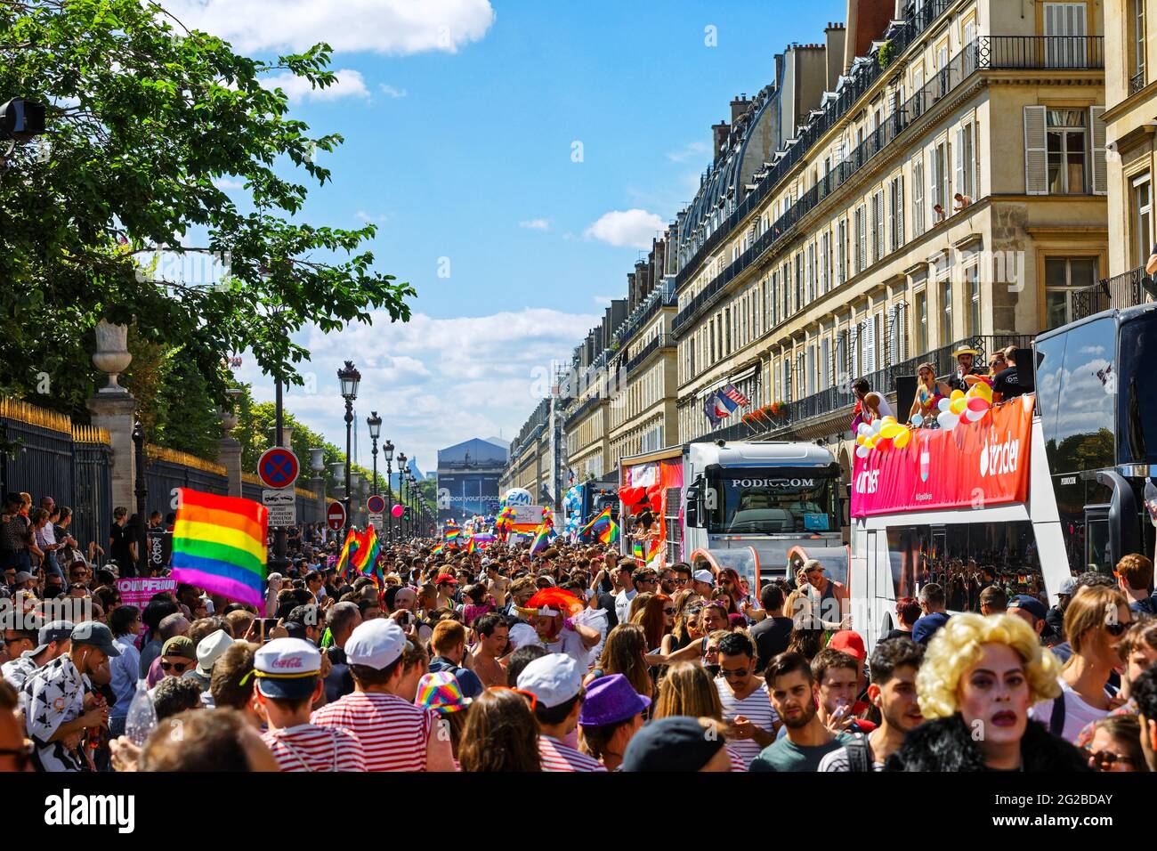 French gay pride parade hi-res stock photography and images - Alamy