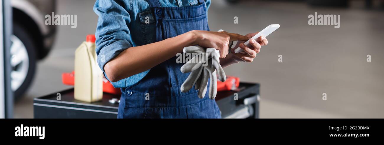 Cropped view american woman typing hi-res stock photography and images ...