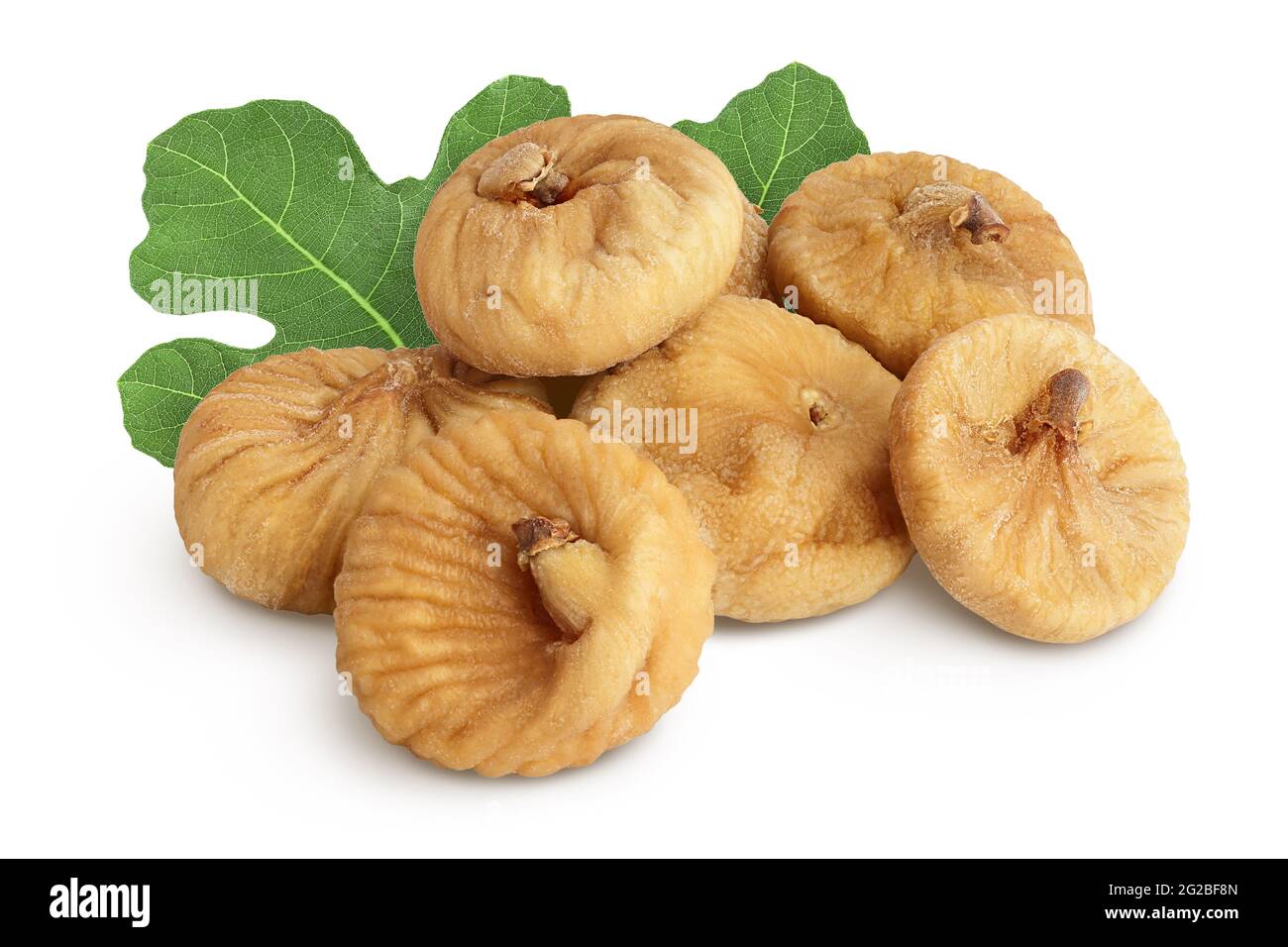 dried figs isolated on white background with clipping path and full ...