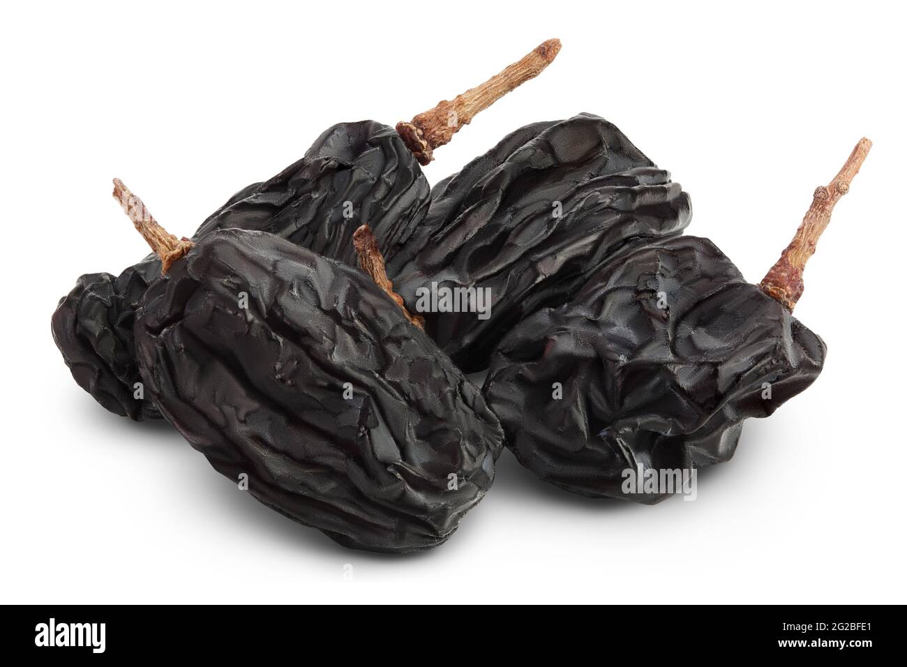 Yellow raisins isolated on white background with clipping path and full ...