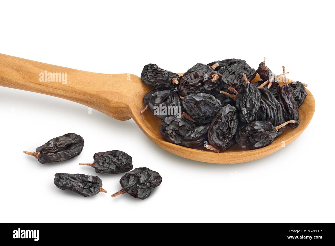 Raisins spoon isolated hi-res stock photography and images - Alamy