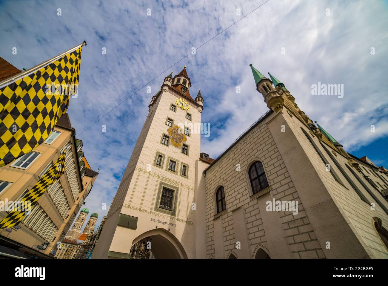 Historic district in the city of Munich - MUNICH, GERMANY - JUNE 03 ...