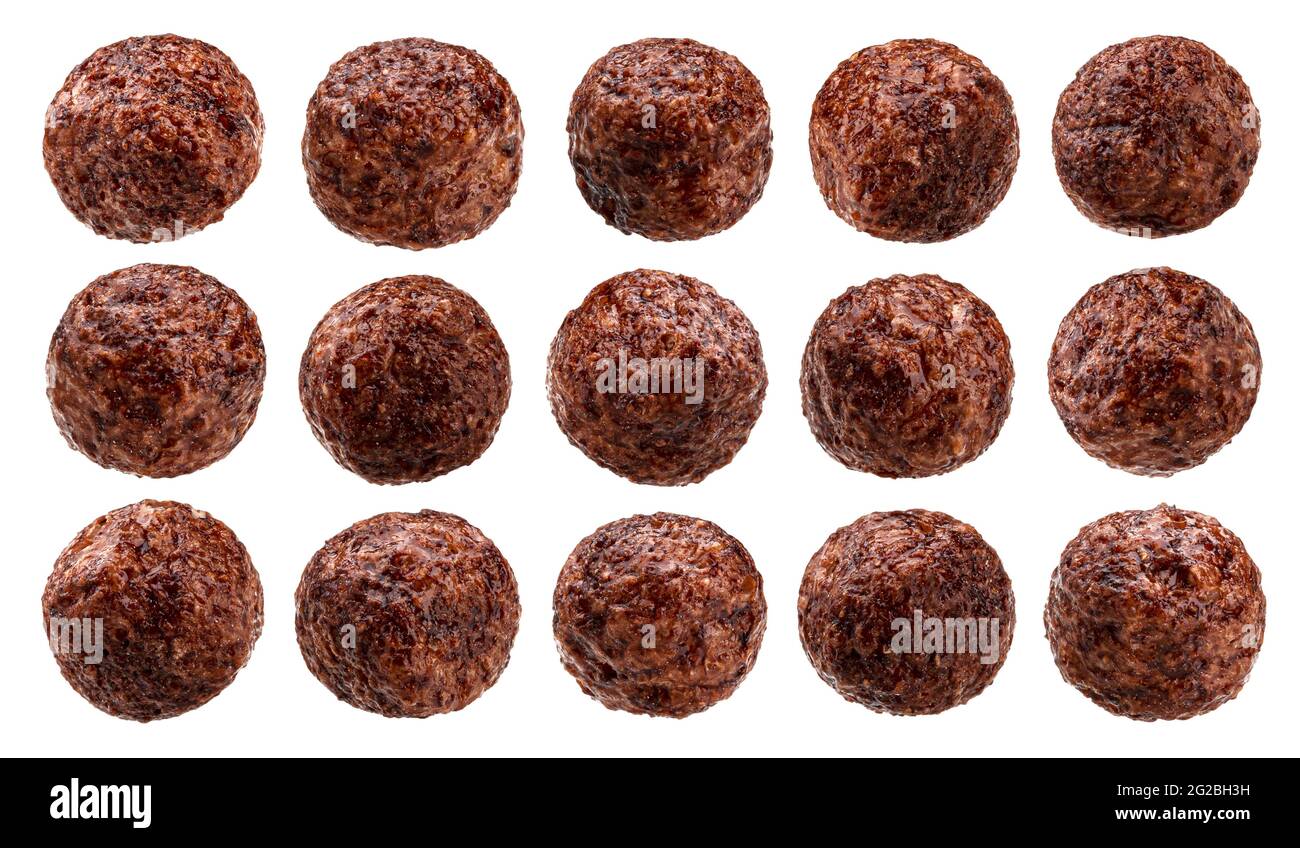 Chocolate Corn balls isolated on white background with clipping path ...