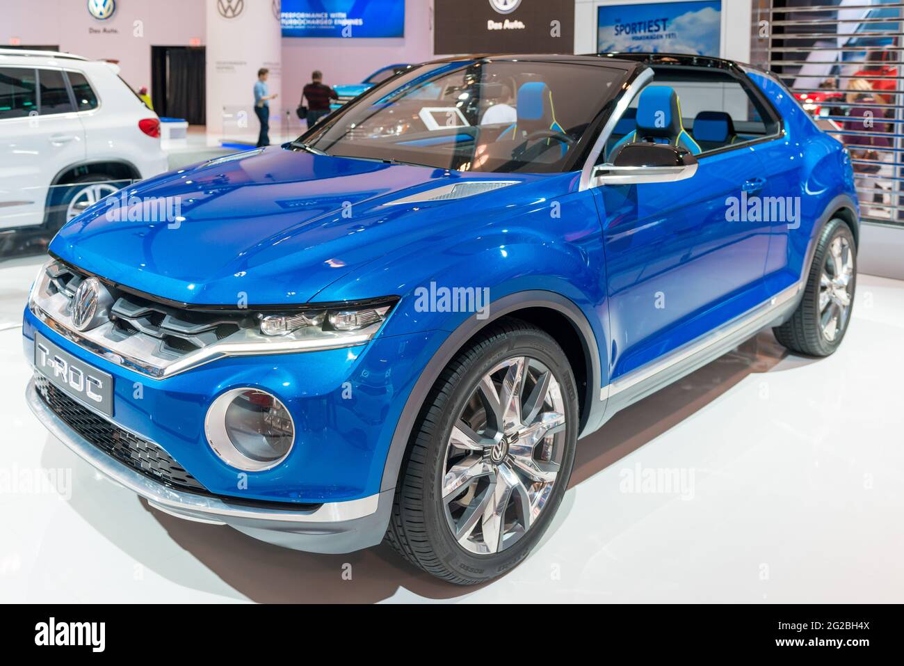 VW T-Roc Concept Car in the the Canadian International AutoShow, CIAS ...