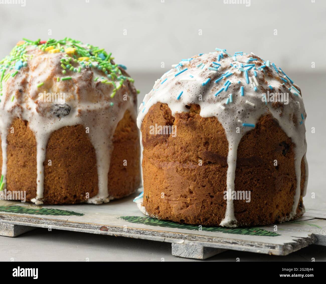 baked traditional Christian dessert for Easter holiday. The pastries ...