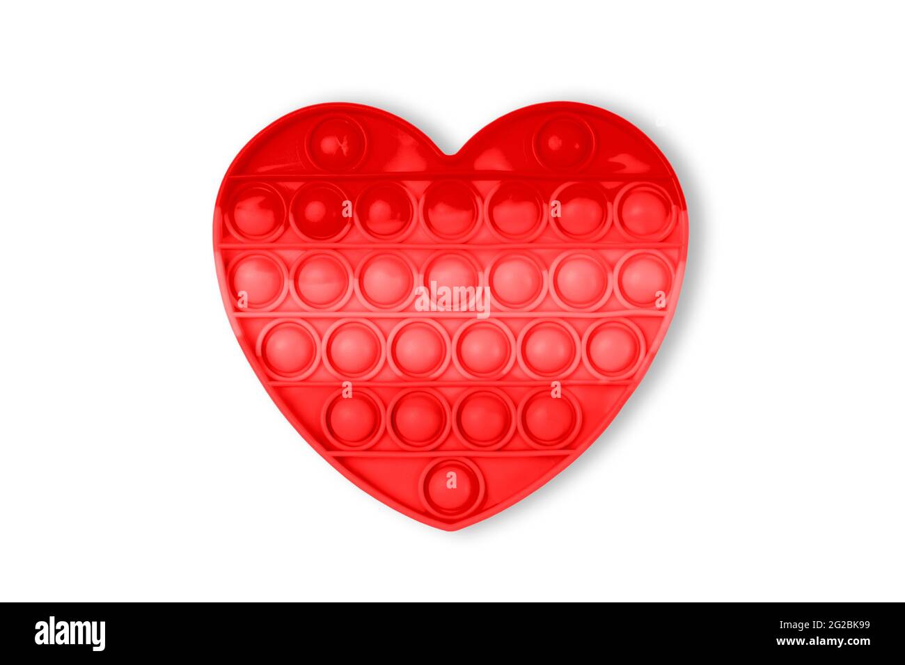 Red Pop It Antistress game fidget. Pop Fidget Sensory Toy for Autism ...