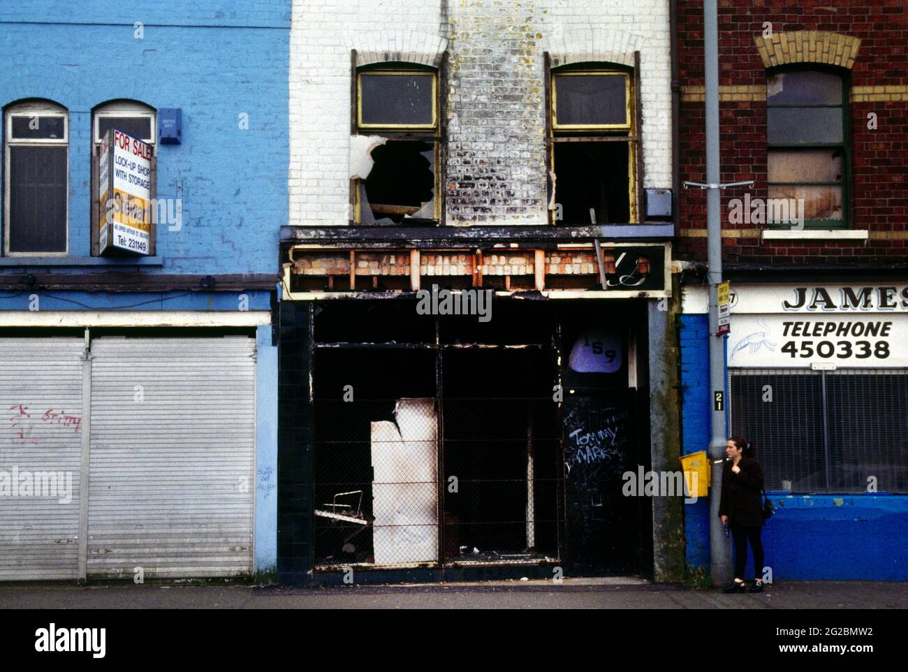 Belfast Northern Ireland Bomb Damage Stock Photo - Alamy