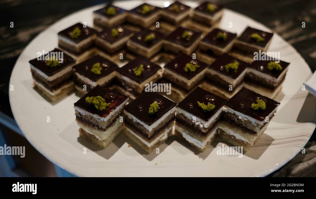 Gourmet Food presentations at a five star buffet Rain Tree Cafe The ...