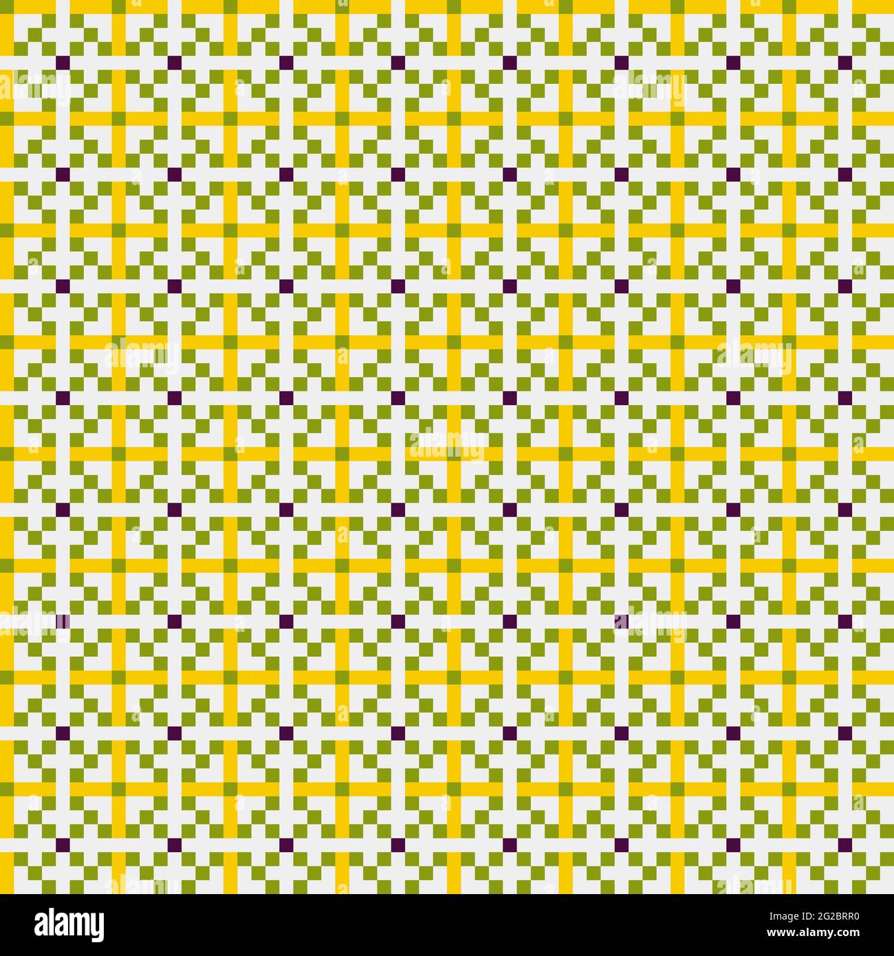 Abstract Cross-Pattern Dotted generative computational art illustration ...