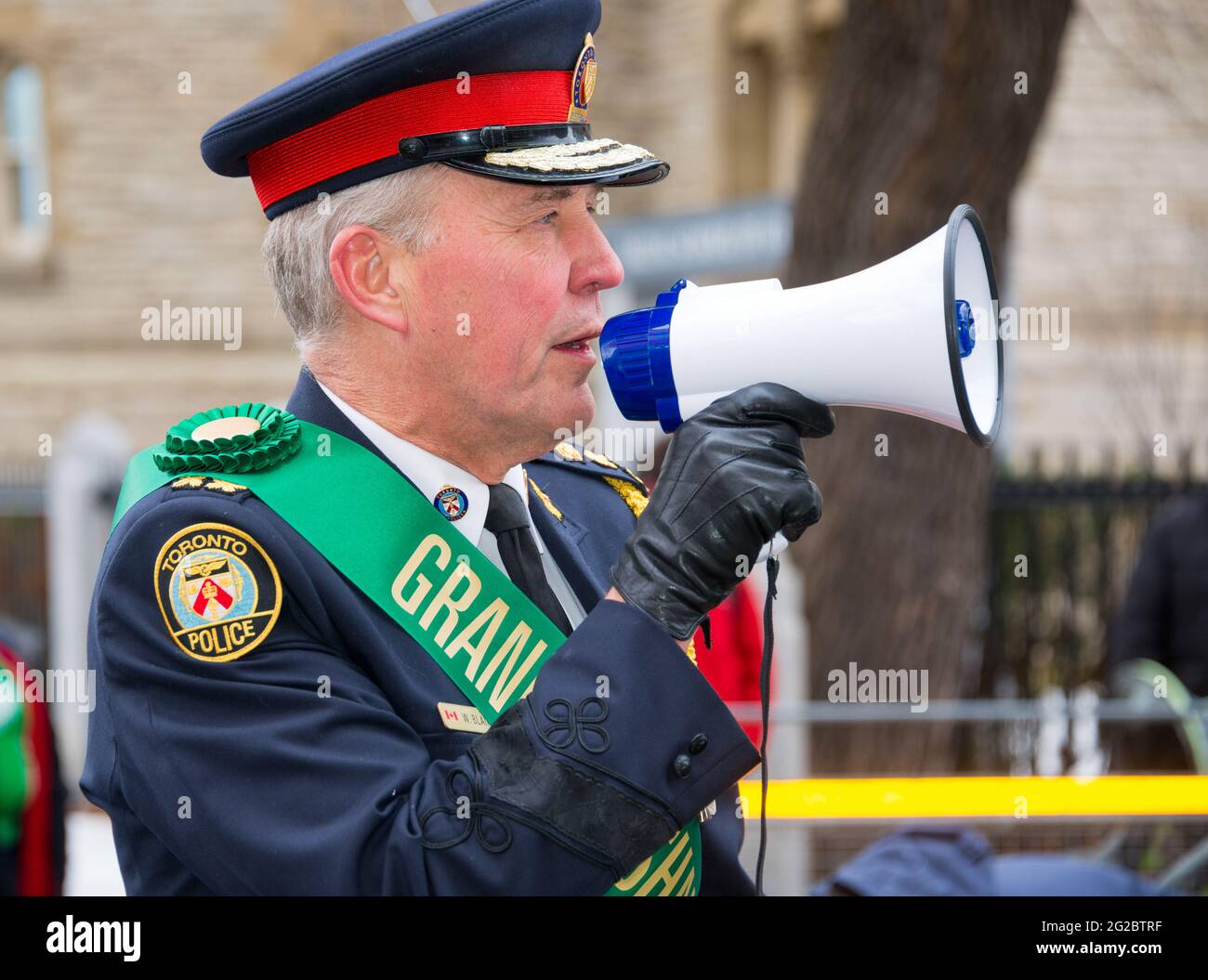 Toronto Police Chief Bill Blair leads the 28th edition of the St ...