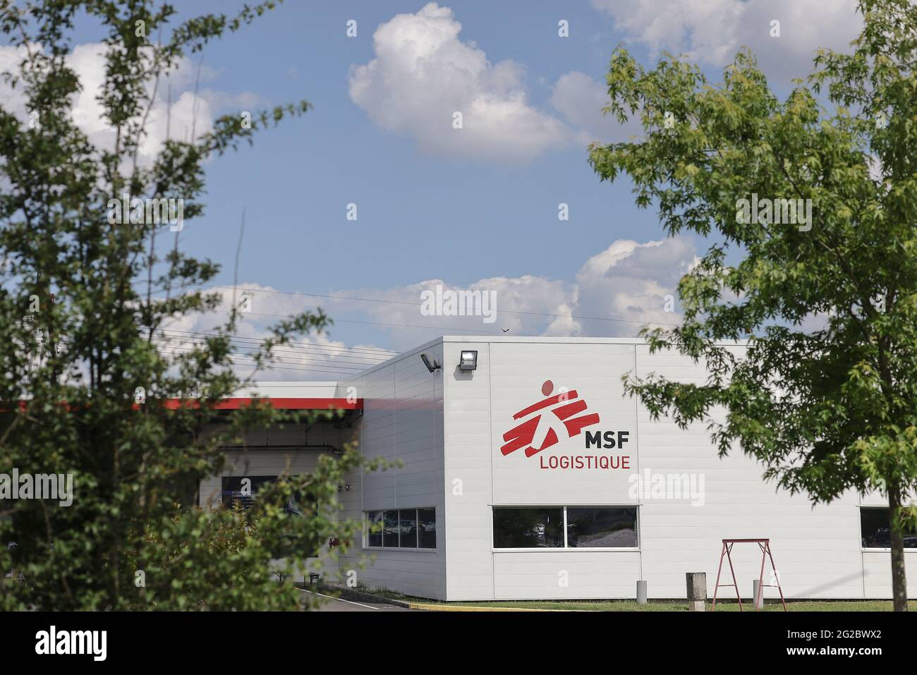 MSF logistics warehouses, Merignac, June 08, 2021. Report in the ...