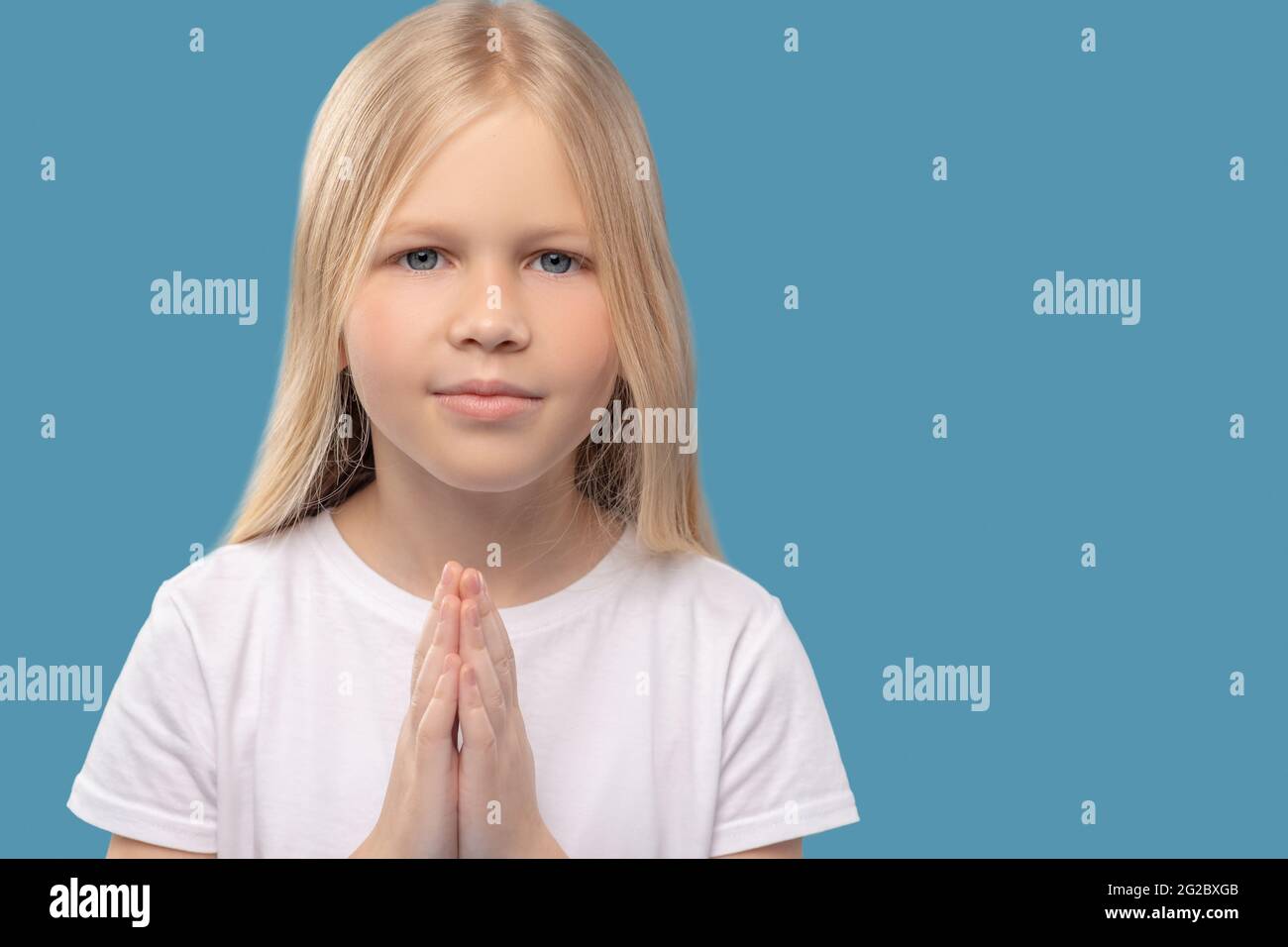 Namaste child hi-res stock photography and images - Alamy