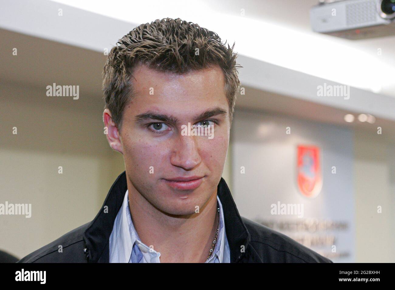 20060531. Dainius Zubrus. Captain and leader of Lithuanian hockey team ...