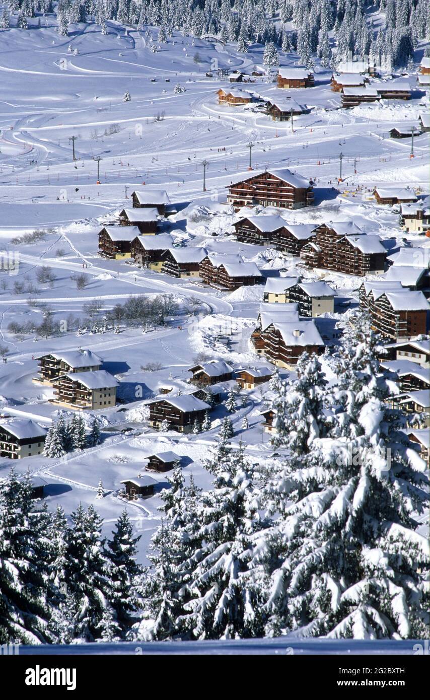 Saisies ski resort hi-res stock photography and images - Alamy