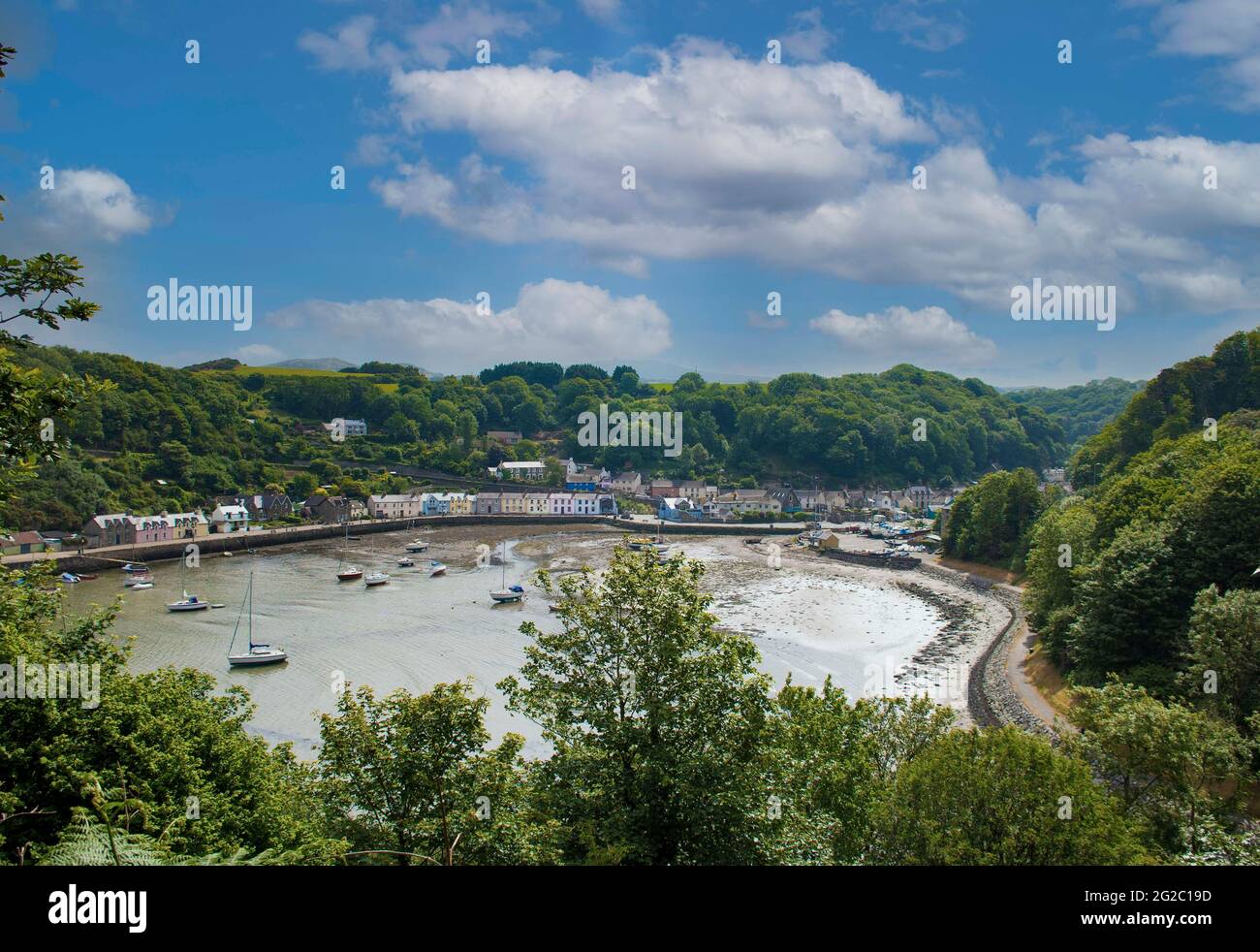 Fishguard bay tourist destination Pembrokeshire Stock Photo - Alamy