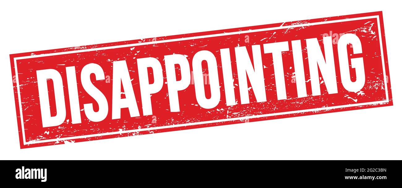 Disappointing stamp hi-res stock photography and images - Alamy