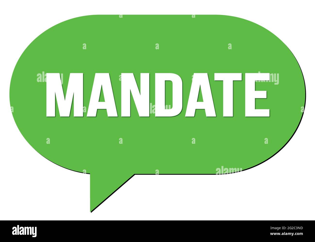 Mandate word Cut Out Stock Images & Pictures - Alamy