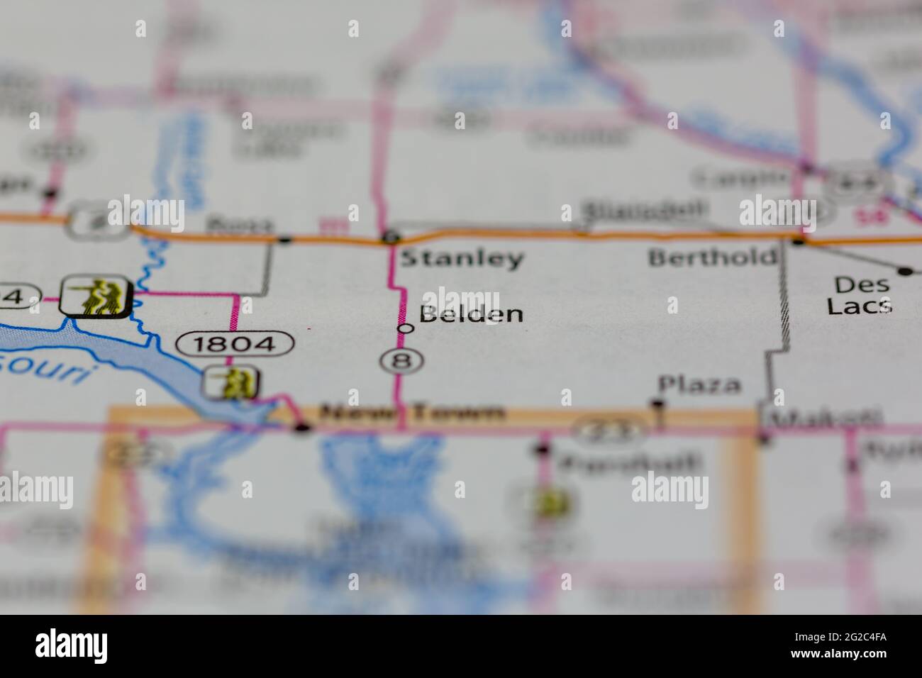 Map of belden hi-res stock photography and images - Alamy