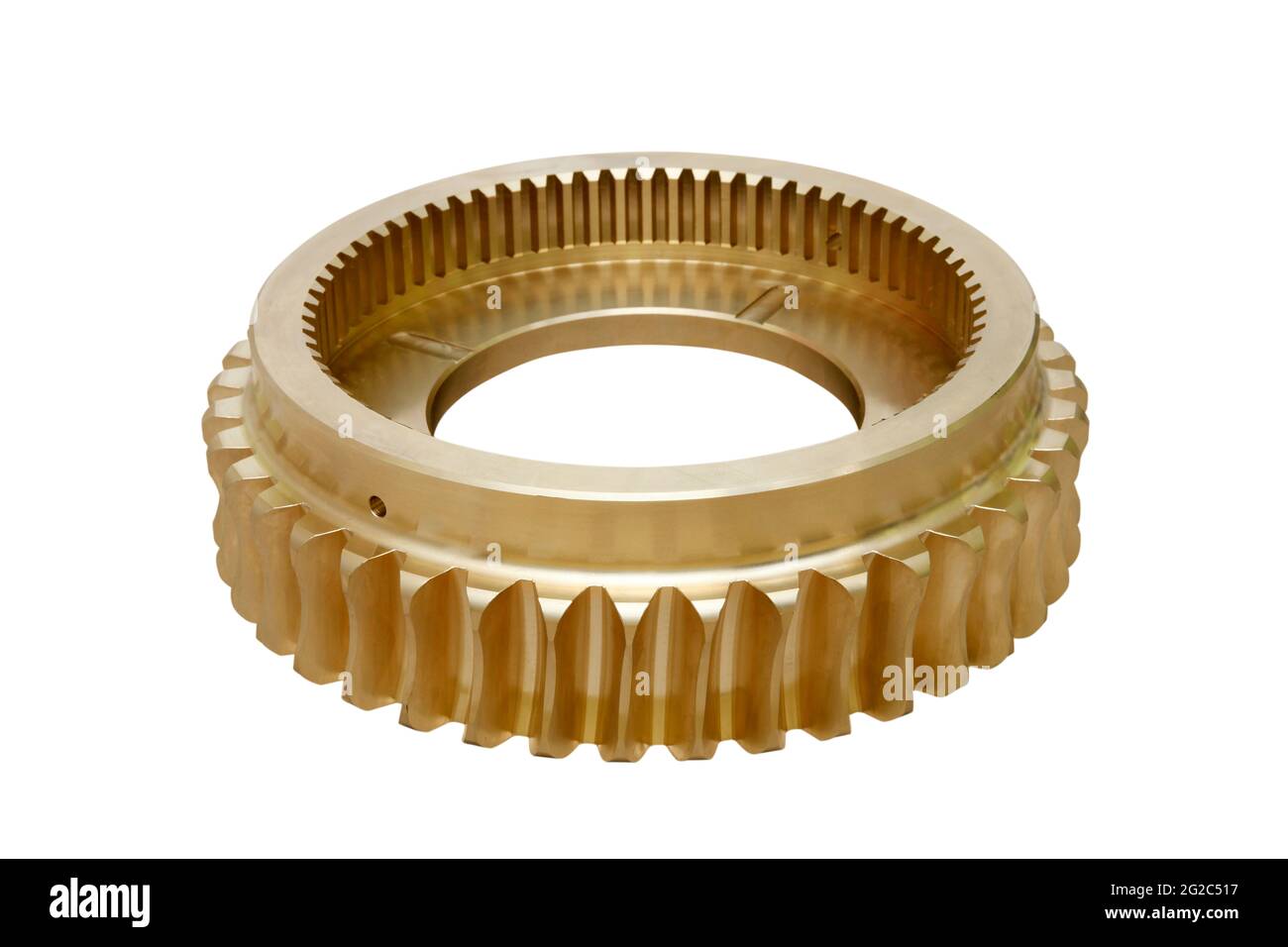 Gear wheel on a white background Stock Photo - Alamy