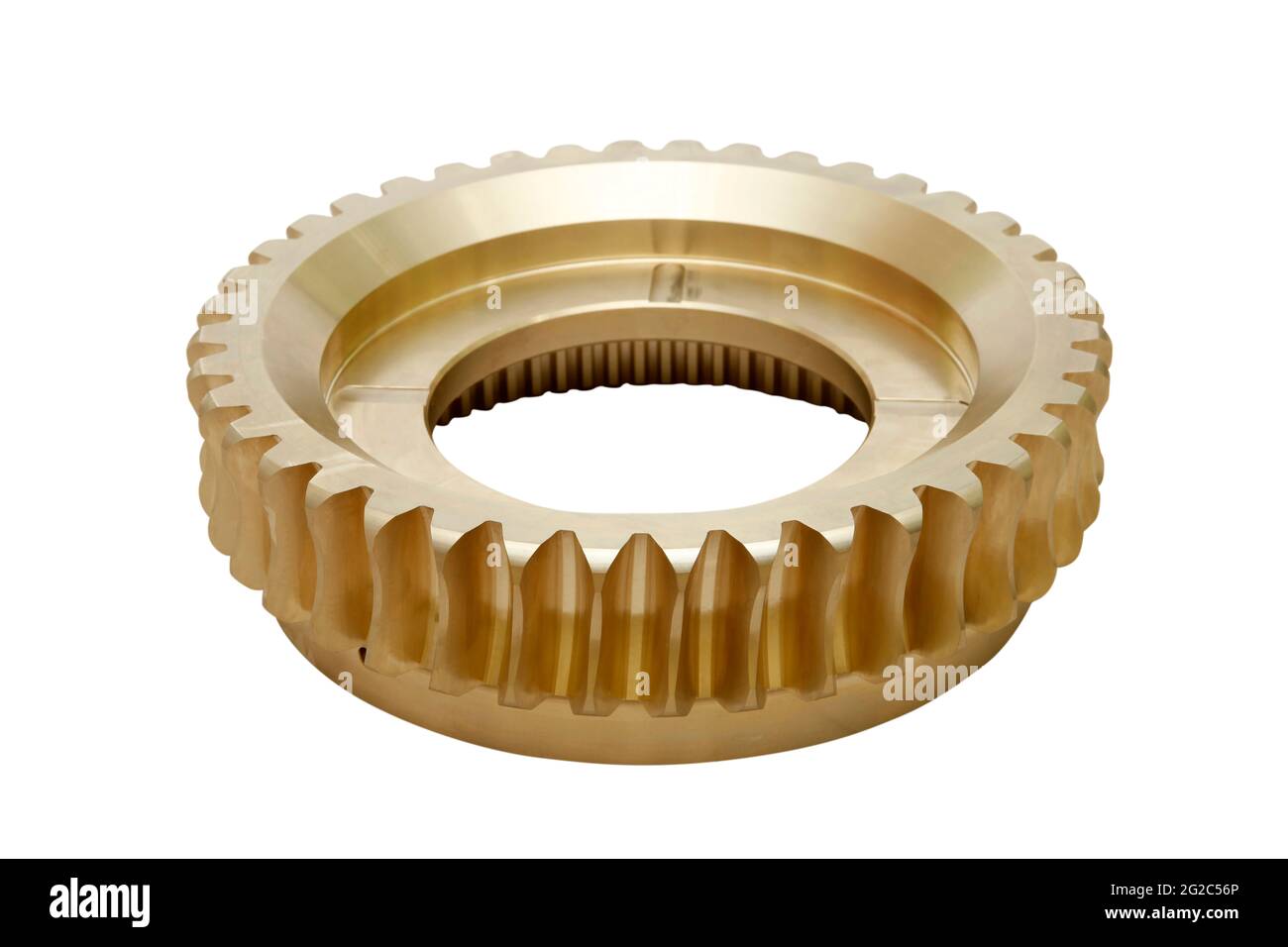 Gear wheel on a white background Stock Photo - Alamy