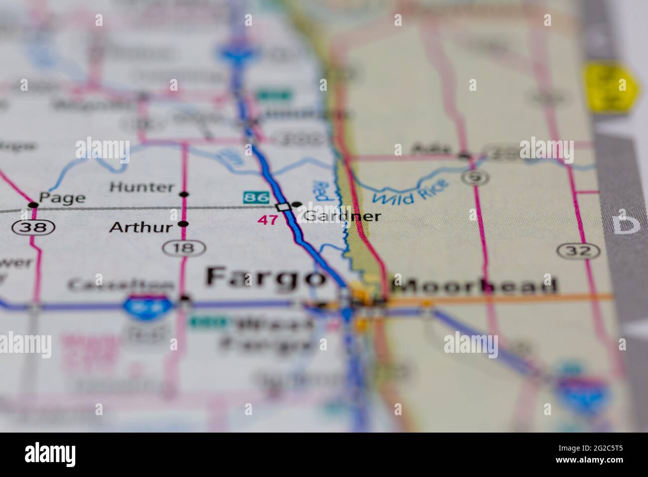 Map of gardner hi-res stock photography and images - Alamy