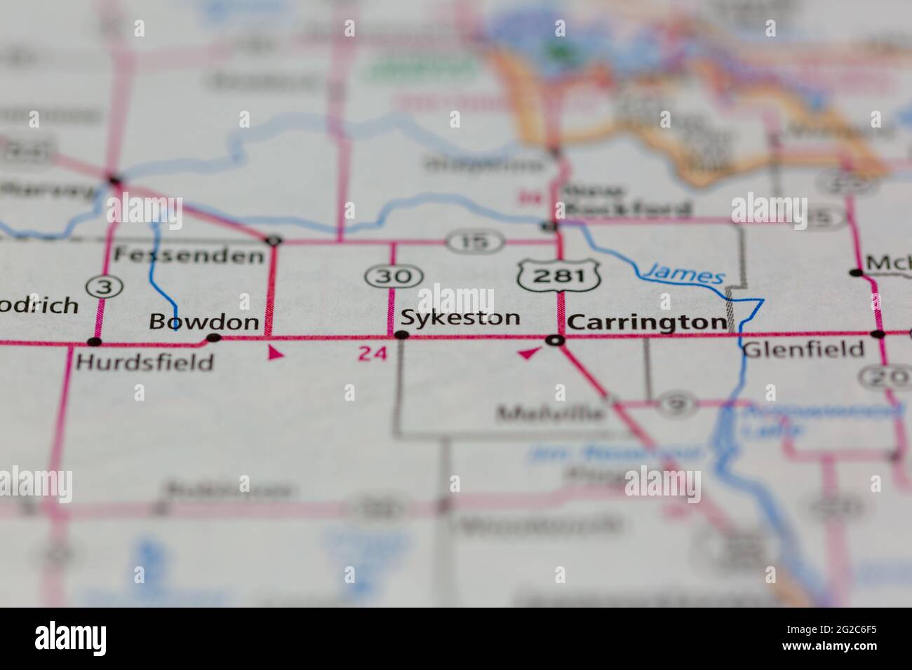 Sykeston map hi-res stock photography and images - Alamy