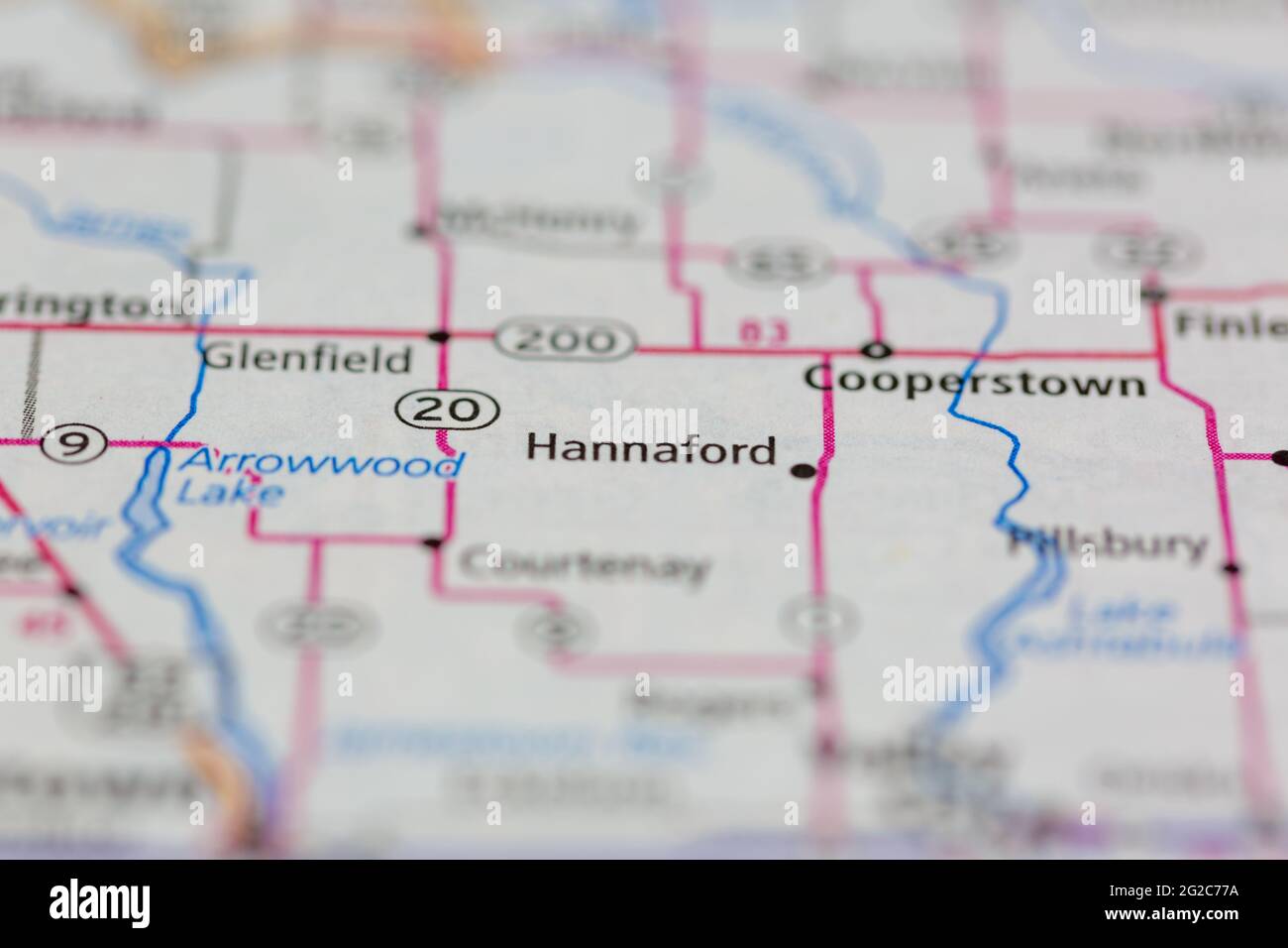 Map of hannaford hi-res stock photography and images - Alamy