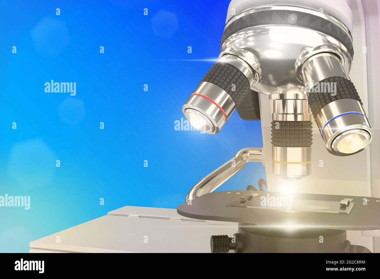 microbiology research concept, laboratory electronic scientific ...