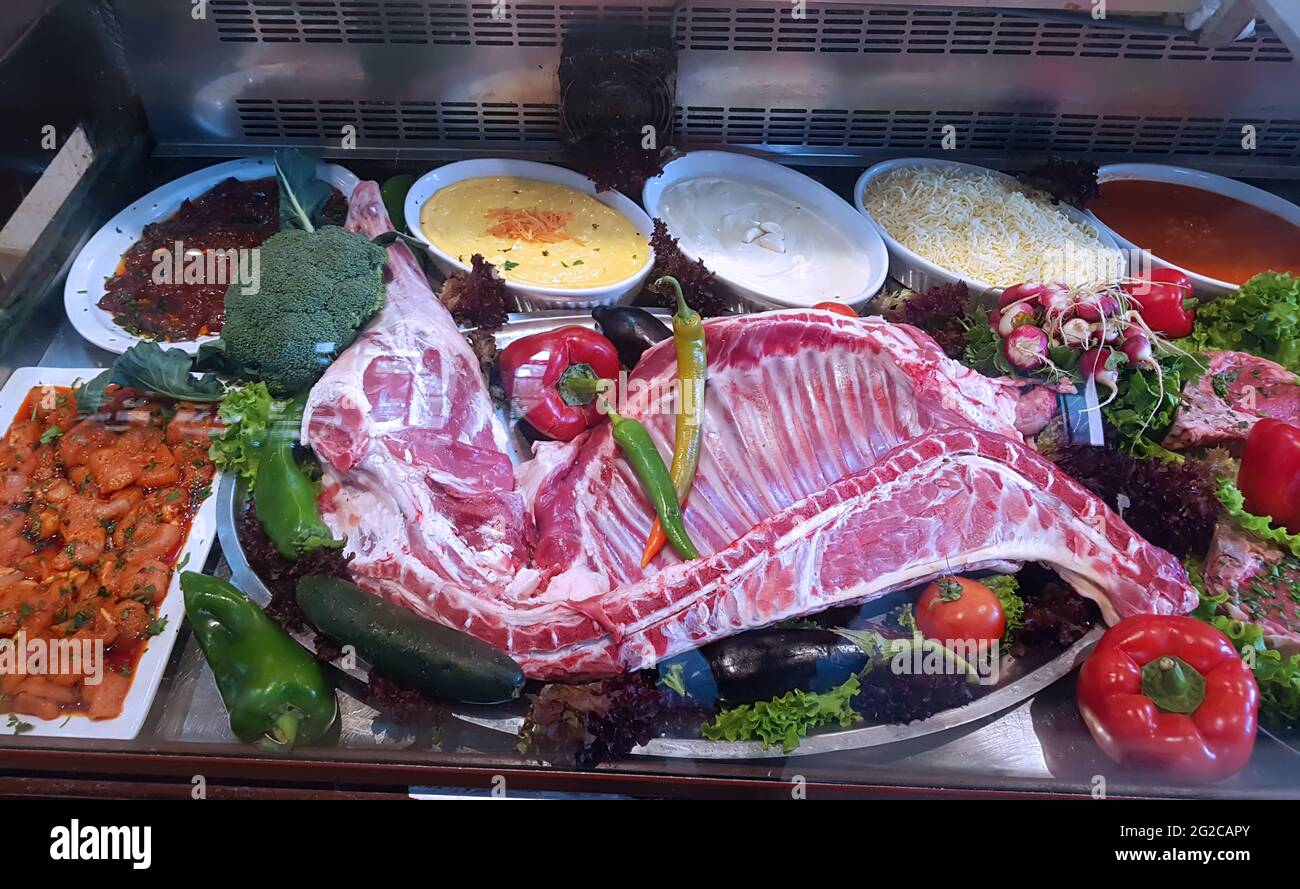 Cooked Meat Display Store High Resolution Stock Photography and Images ...